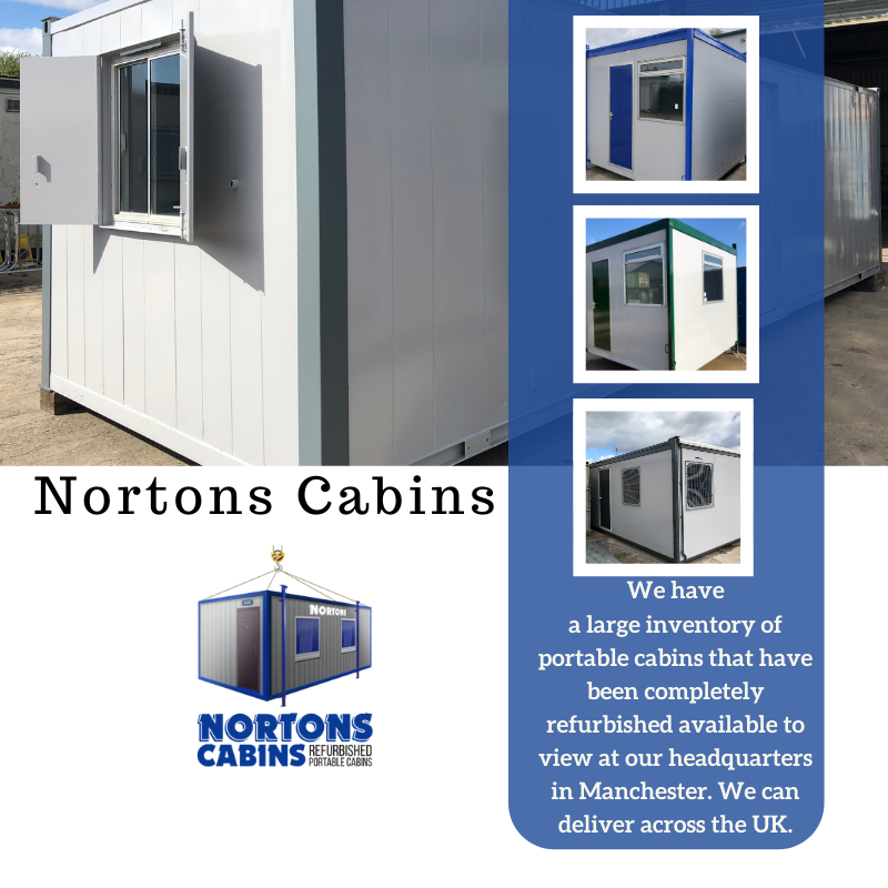 Portable cabins that have been completely refurbished